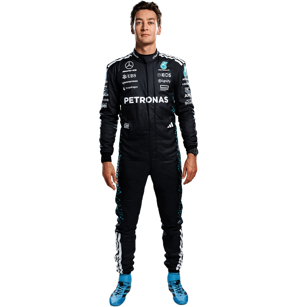 George Russell 2025 Mercedes F1 race suit - Ideal Empire
